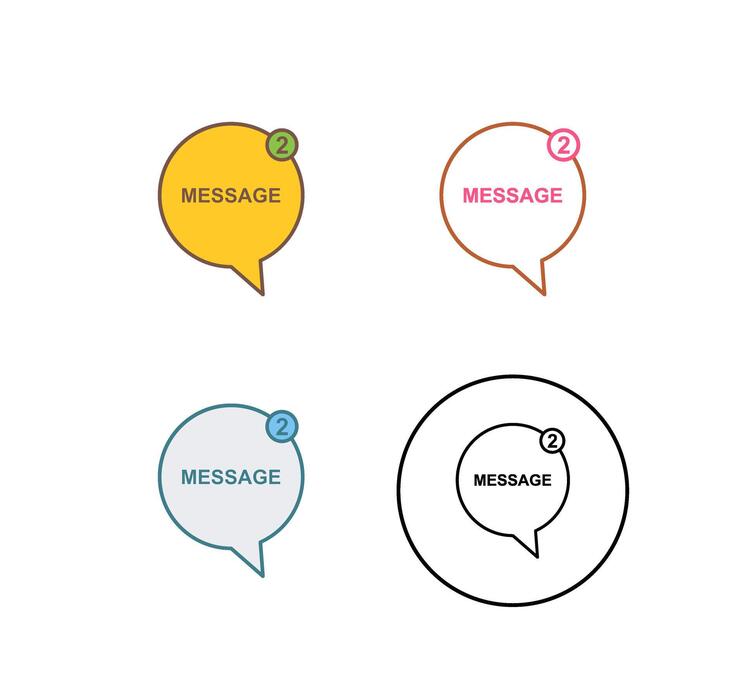 Message Bubble Template Vector Art, Icons, and Graphics for Free Download