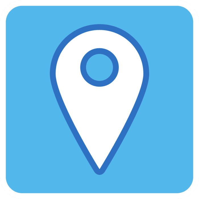 Location Icon Blue PNGs for Free Download