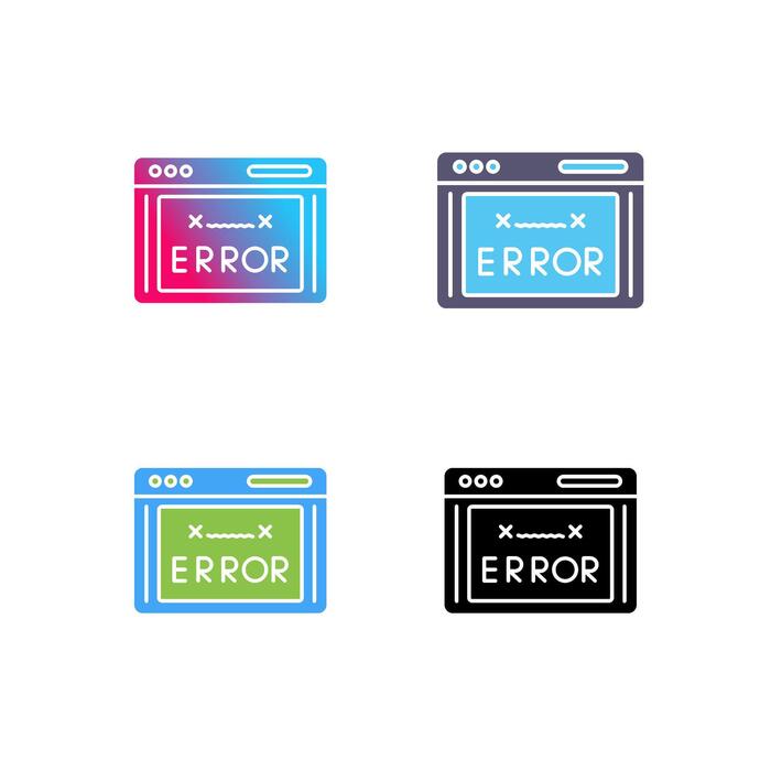 Error Sign Icon Vector Art, Icons, and Graphics for Free Download