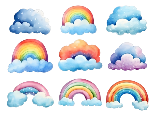 Rainbow PNGs for Free Download