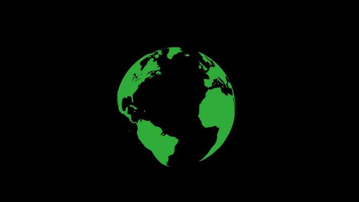 Rotating Earth Animation Stock Video Footage for Free Download