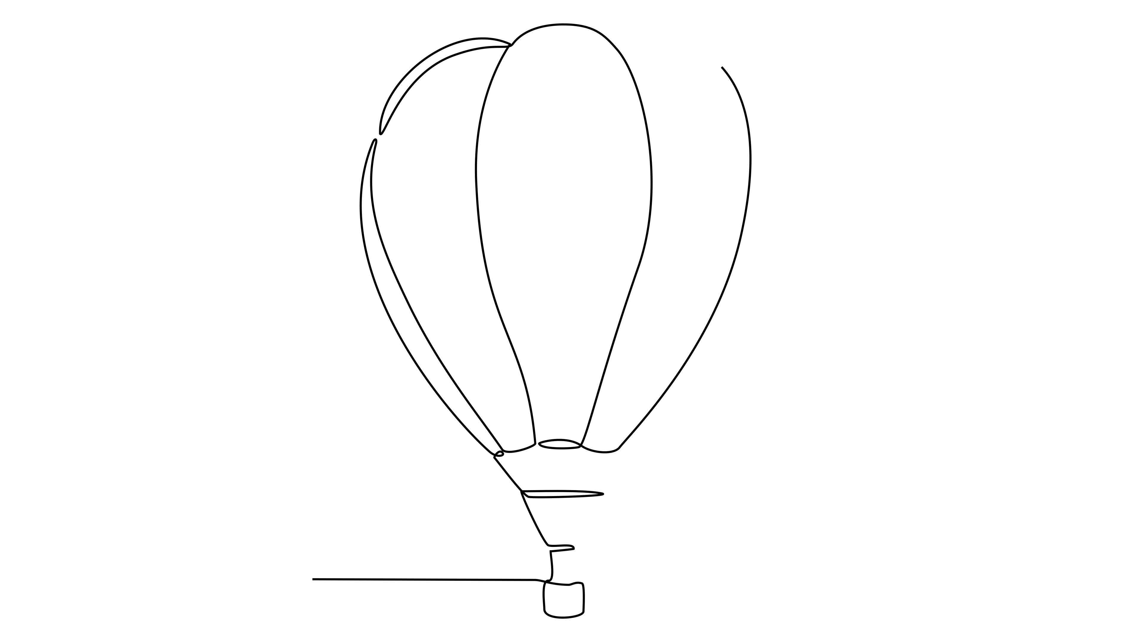 Animated Self Drawing Of Single Continuous Line Draw For A Traditional