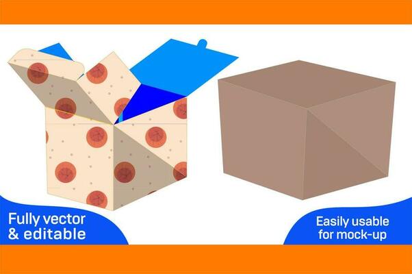 Packaging Box Dieline Vector Art Icons And Graphics For Free Download