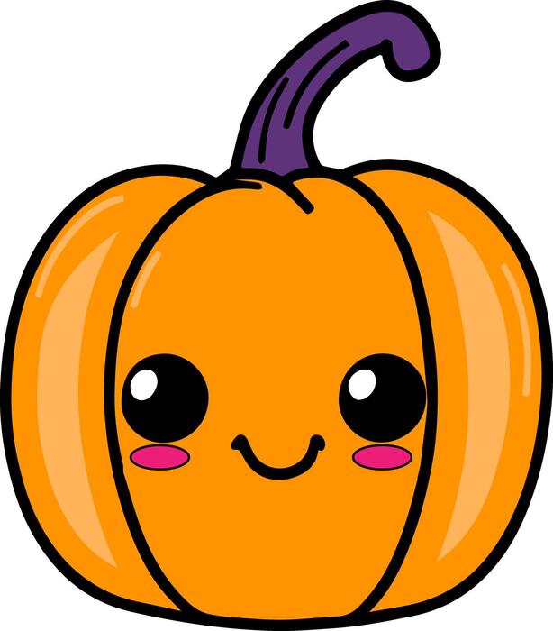 Happy Pumpkin Clip Art