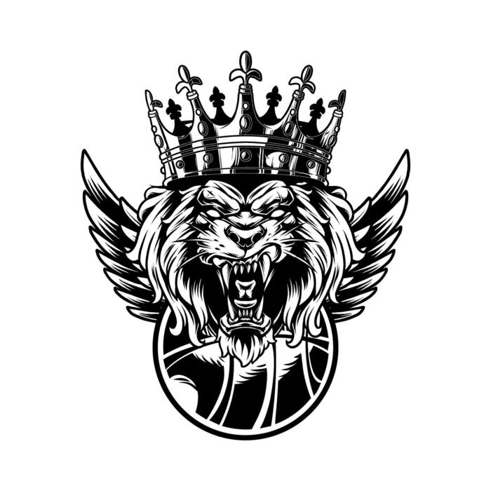 Lion With Crown Vector Art, Icons, and Graphics for Free Download