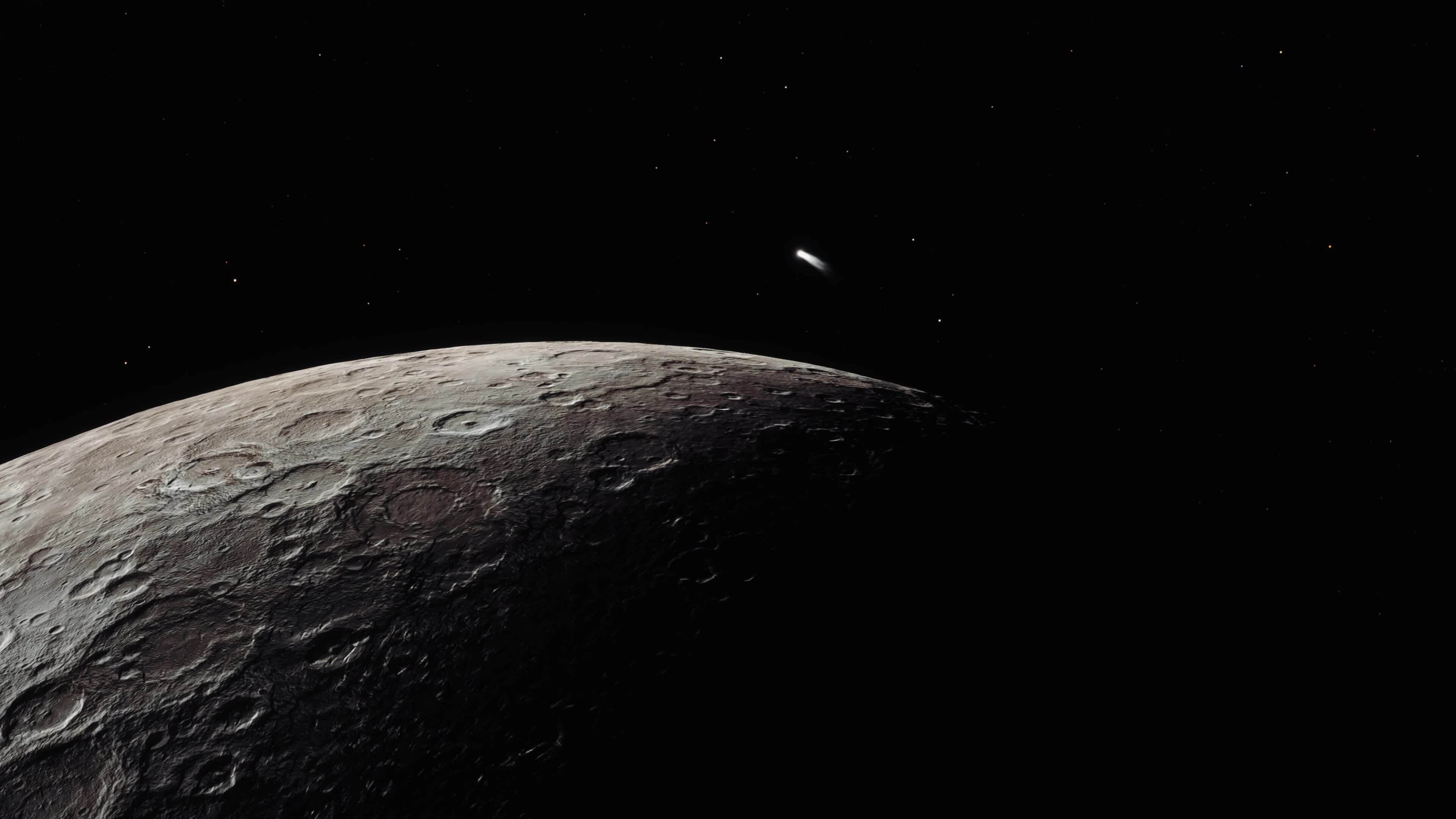 Mercury Planet With Comet Animation 4k 25272367 Stock Video At Vecteezy