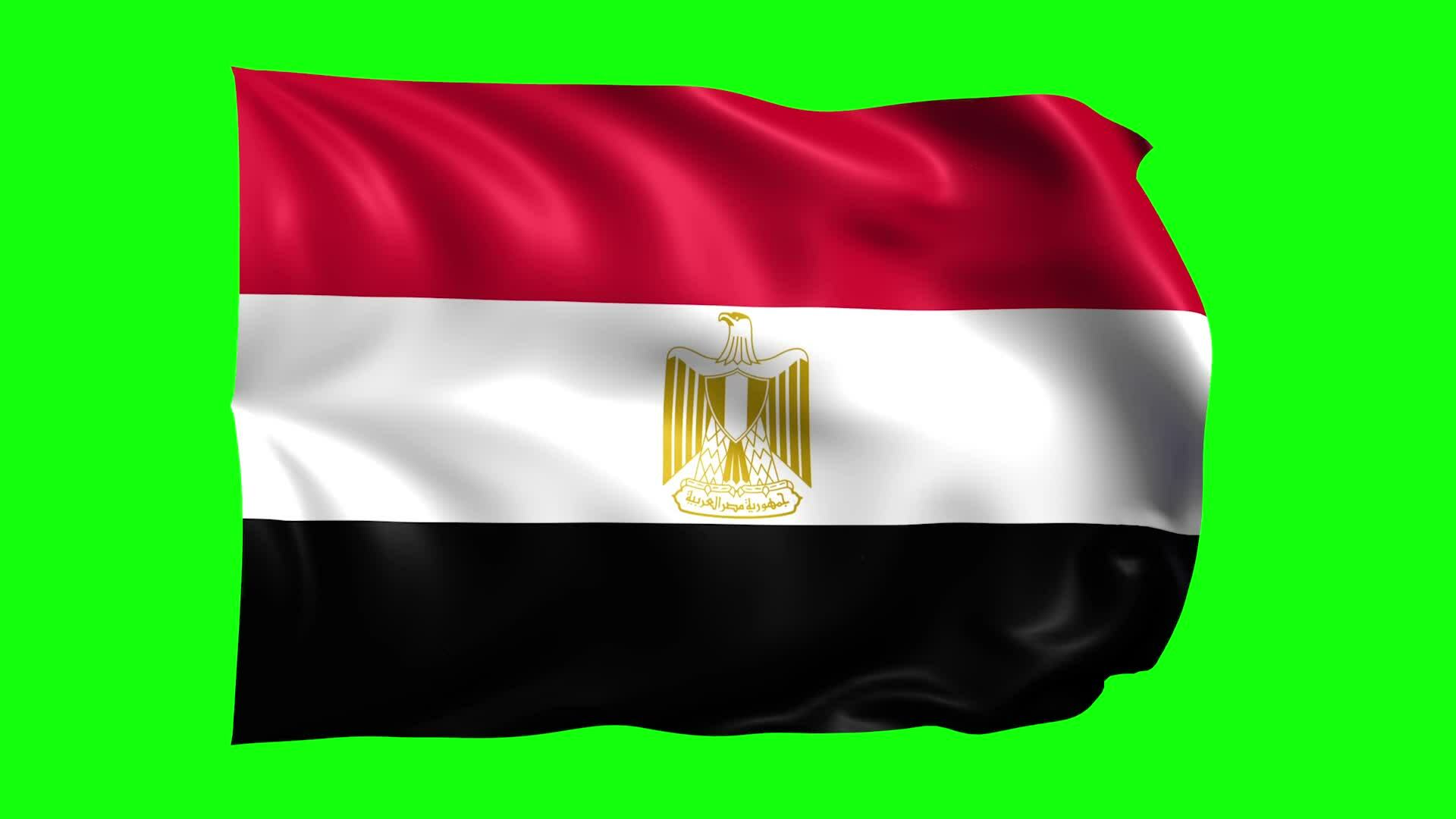 3D Flag Animation of Egypt 25282954 Stock Video at Vecteezy