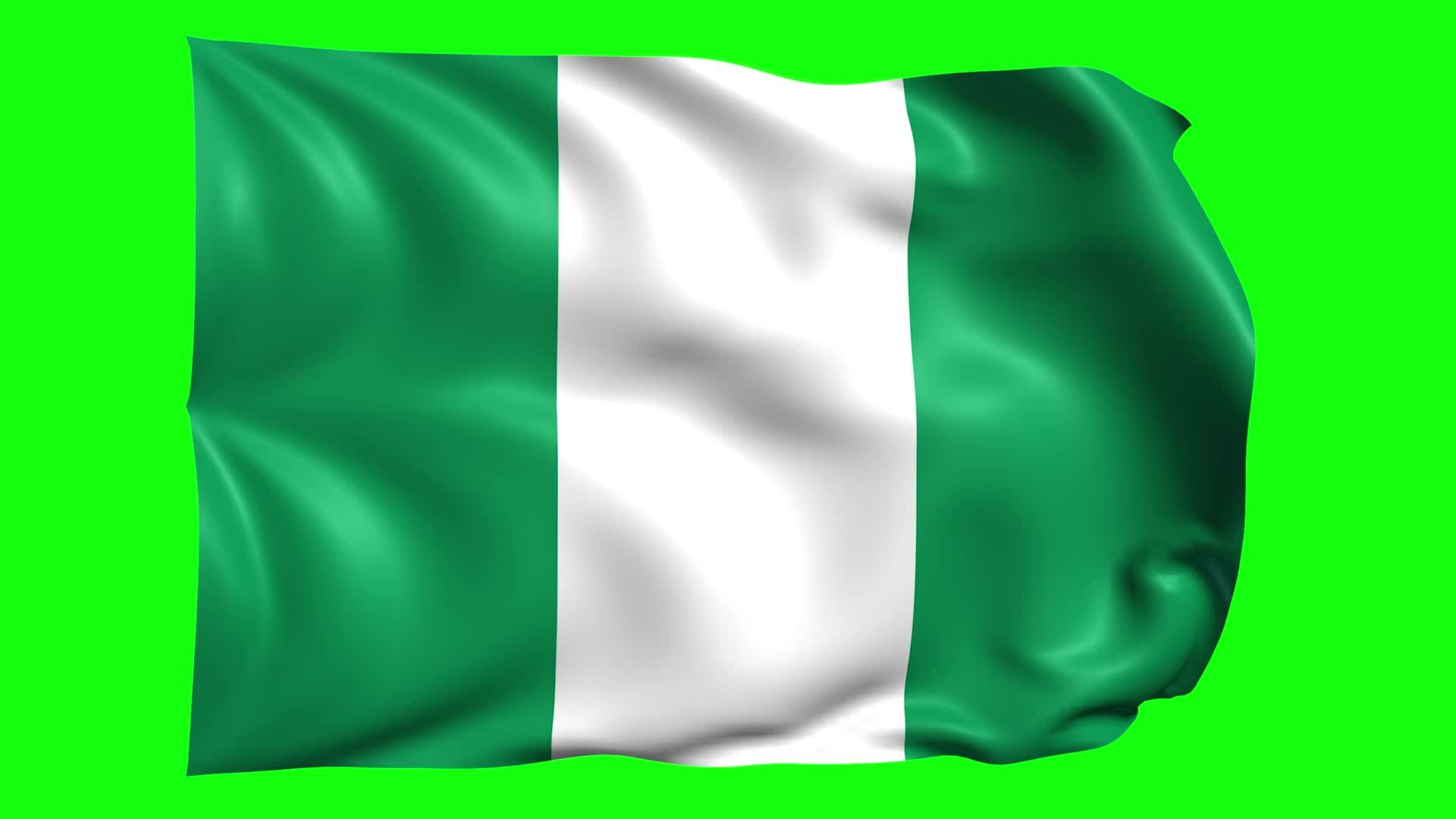 3D Flag Animation of Nigeria 25283012 Stock Video at Vecteezy
