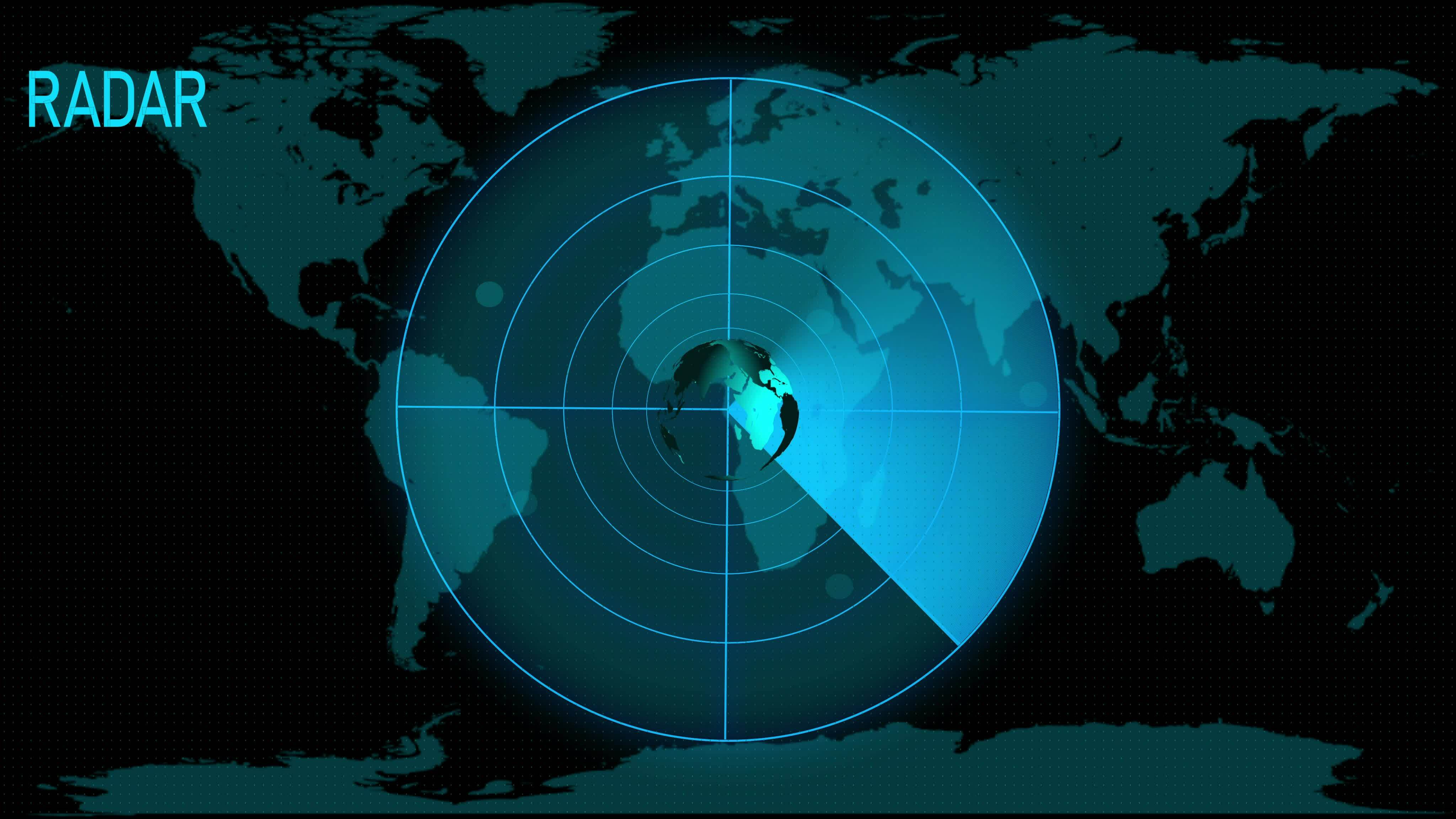 radar screen animated. 25334044 Stock Video at Vecteezy