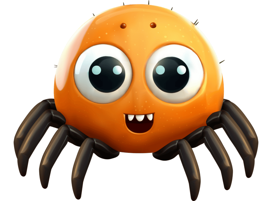 Spider Cartoon PNGs for Free Download