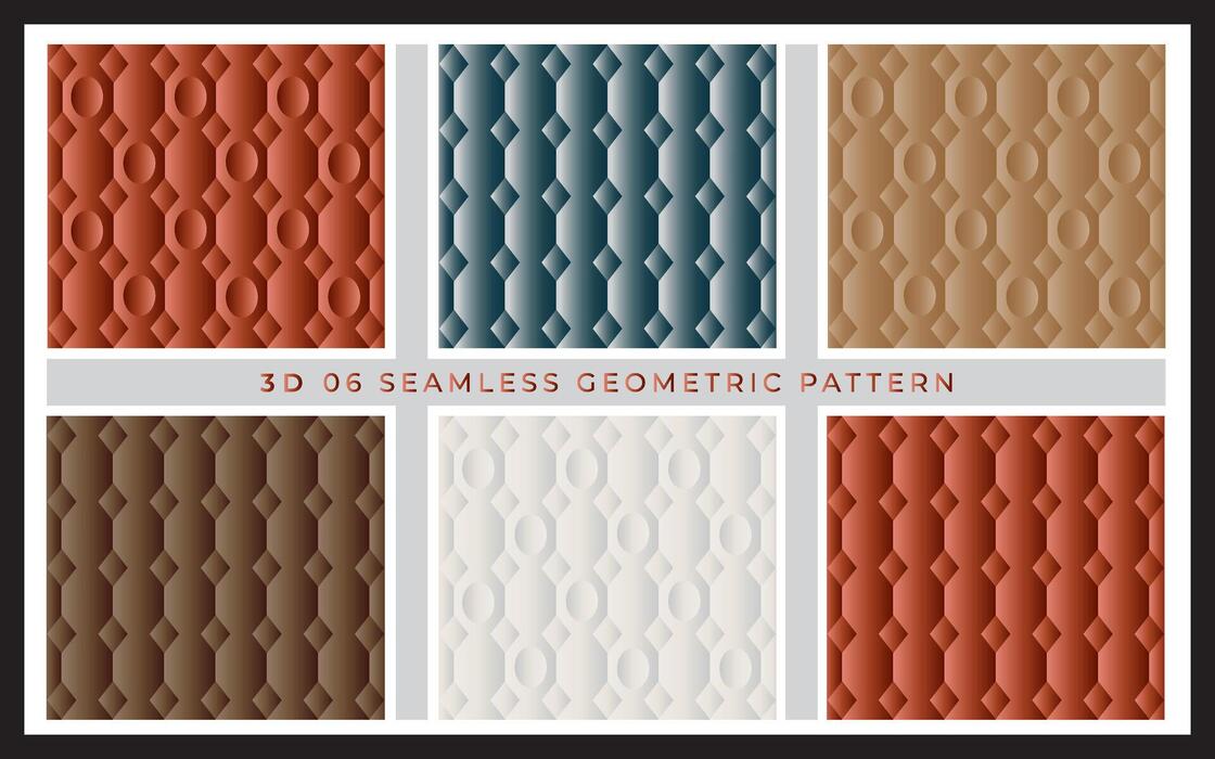 3d Geometric Pattern Decoration Vector Art, Icons, and Graphics for ...