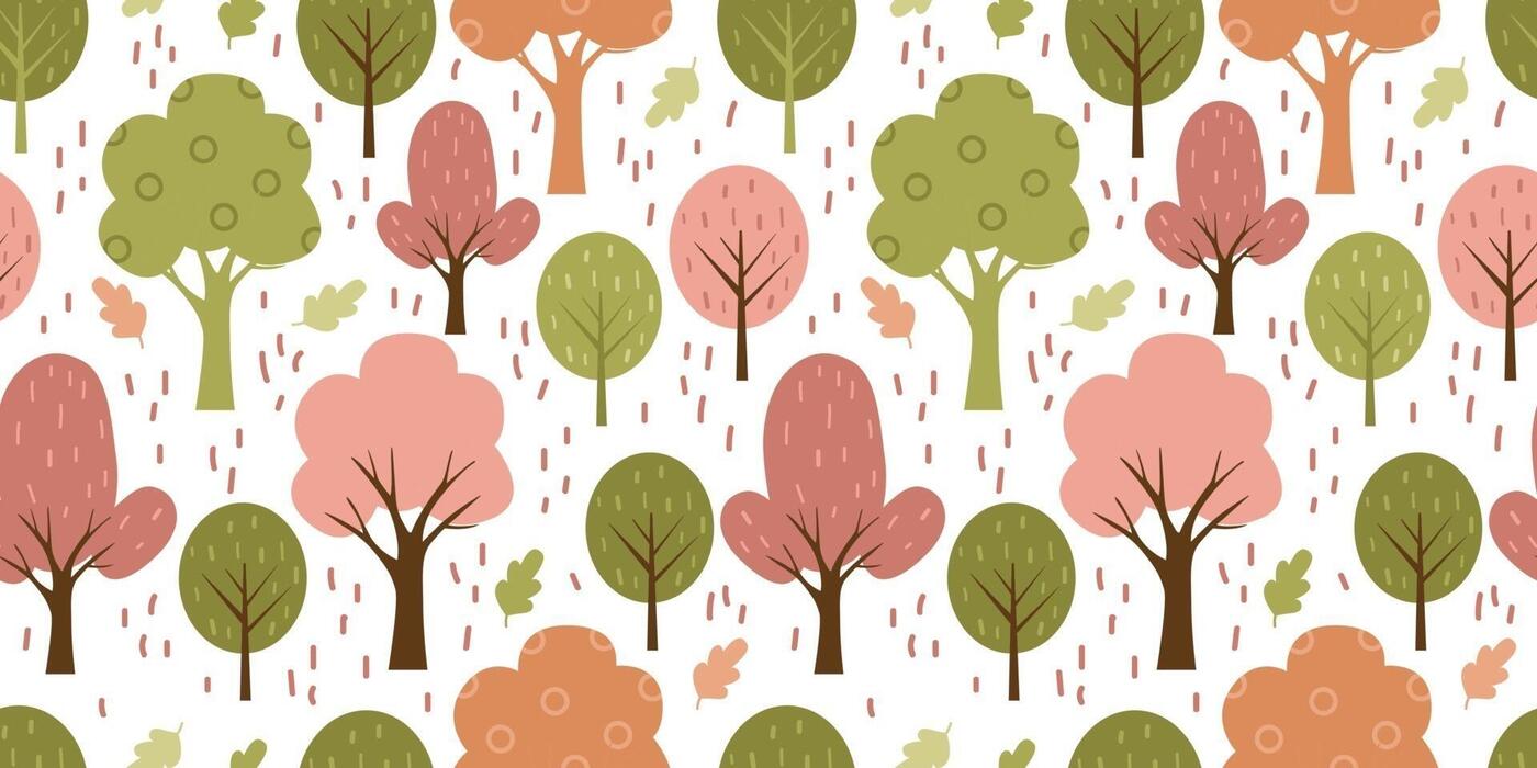 Tree Pattern Background Vector Art, Icons, and Graphics for Free Download