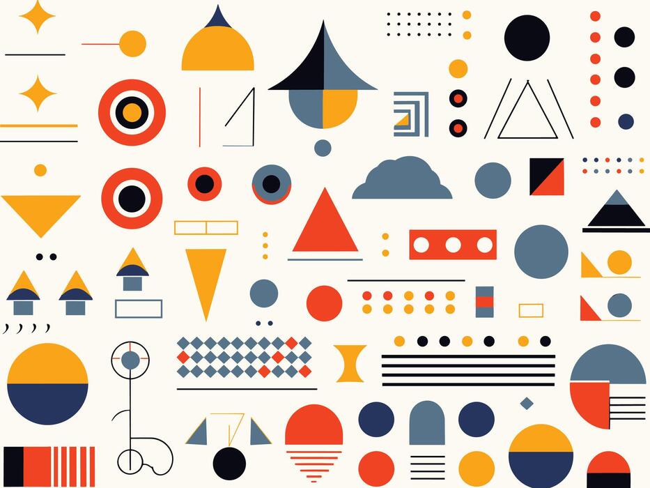 Random Geometric Shapes Vector Art, Icons, and Graphics for Free Download