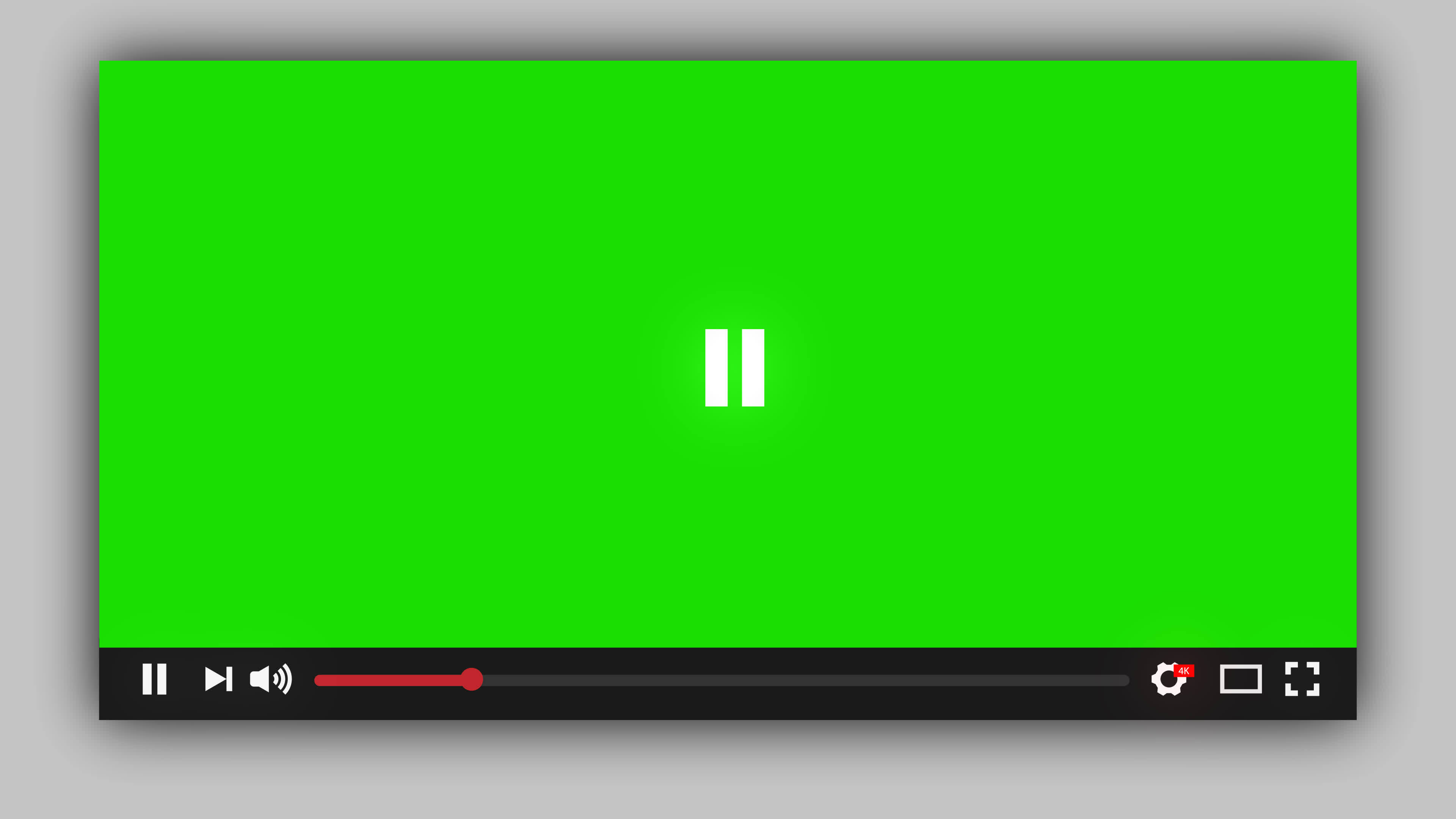 Video player play button clicked by mouse cursor animation Green screen ... Video player play button clicked by mouse cursor animation Green screen ...