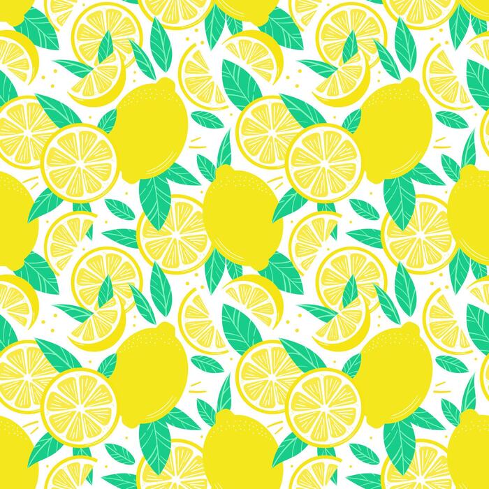 Lemon Pattern Vector Art, Icons, and Graphics for Free Download