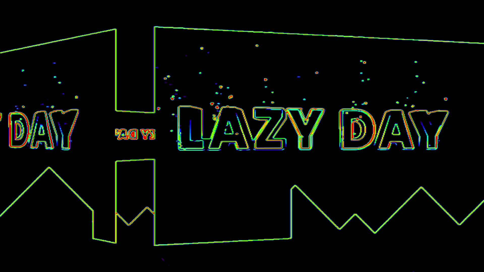 Animated Text Effect For National Lazy Days 25428422 Stock Video At Vecteezy