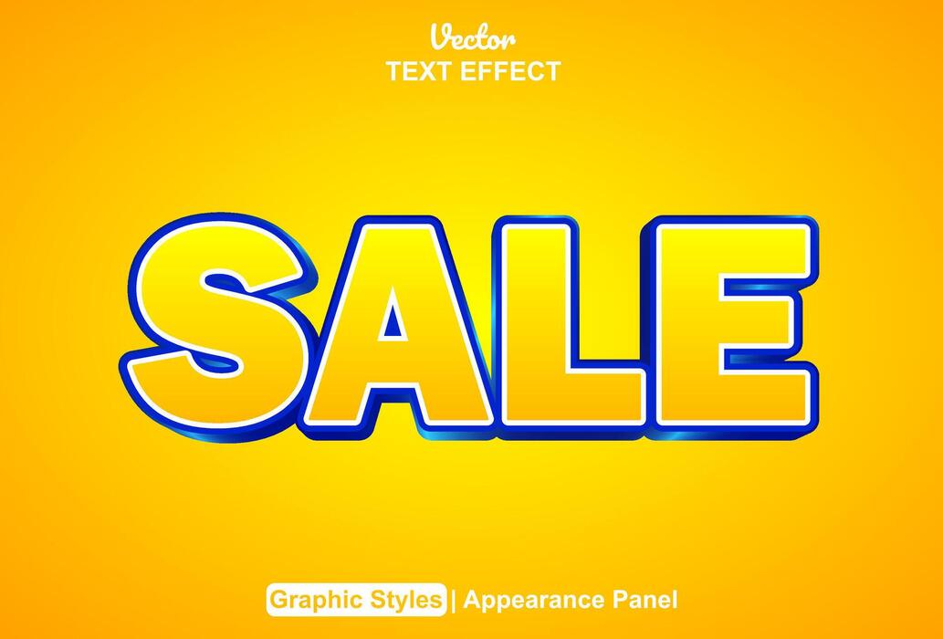Yellow Text Effect Vector Art, Icons, and Graphics for Free Download