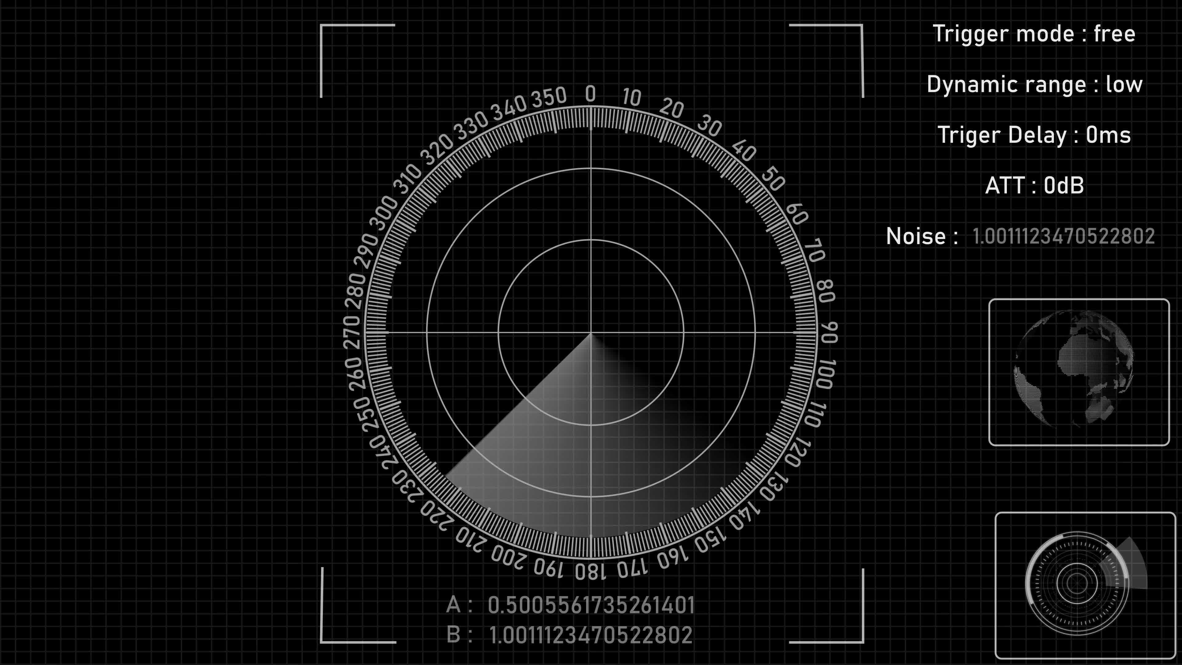 Searching radar HUD screen animation, Digital technology radar screen ... Searching radar HUD screen animation, Digital technology radar screen ...