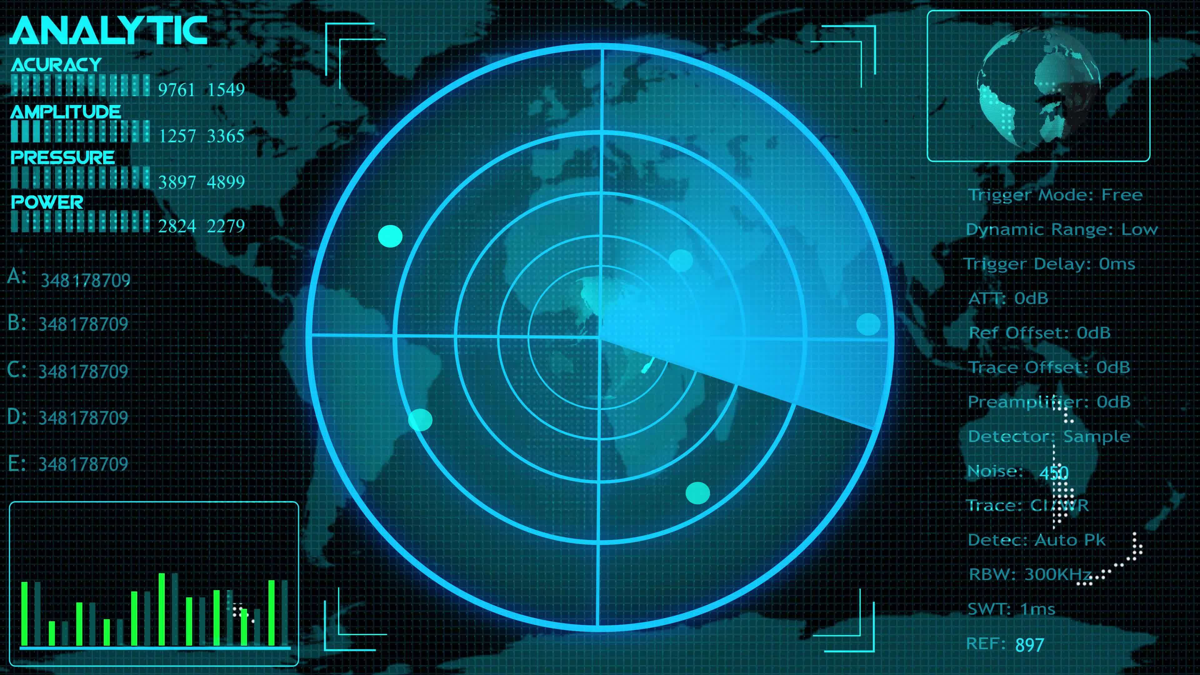 Searching radar HUD screen animation, Digital technology radar screen ... Searching radar HUD screen animation, Digital technology radar screen ...
