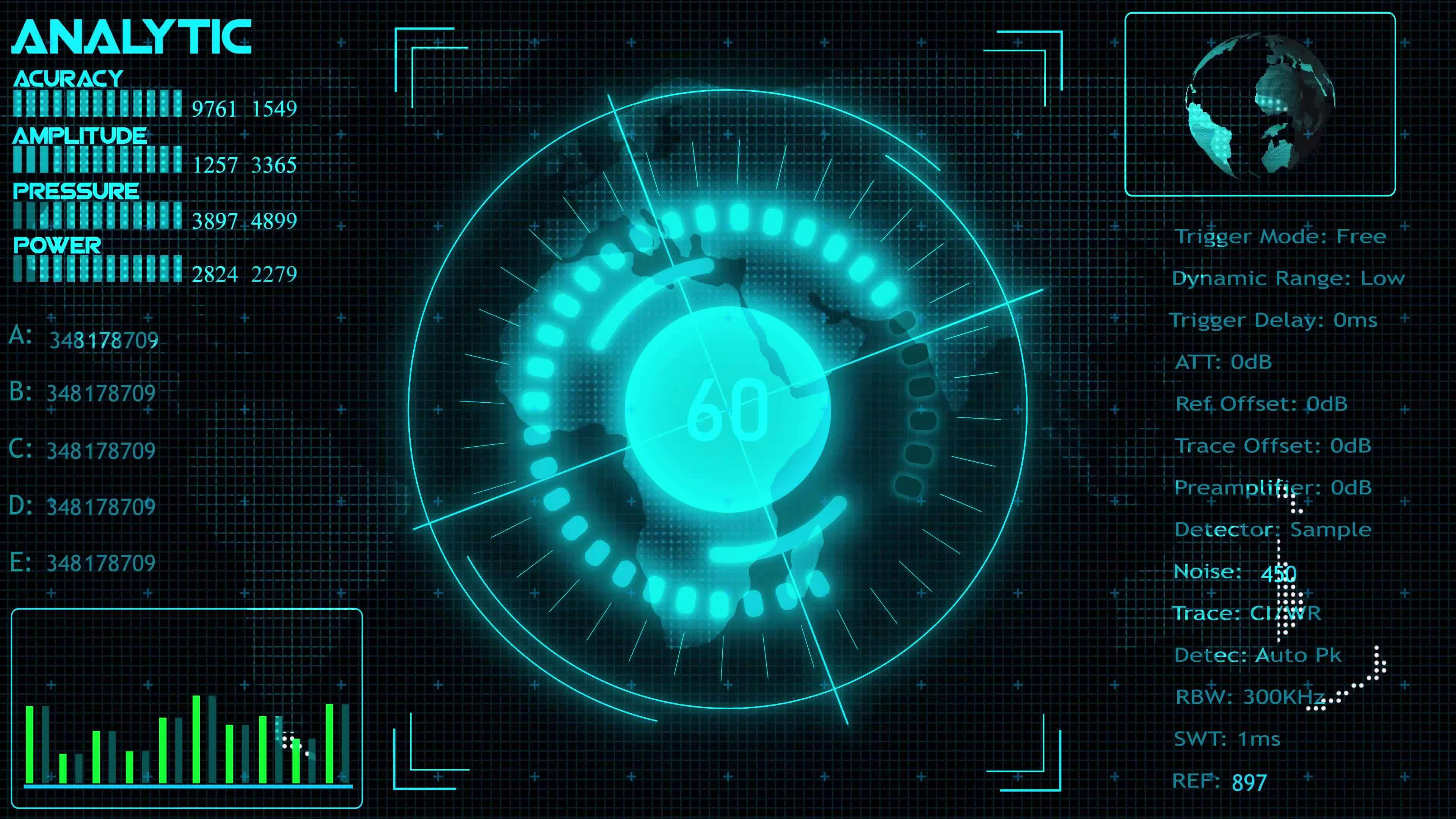 Searching radar HUD screen animation, Digital technology radar screen ... Searching radar HUD screen animation, Digital technology radar screen ...