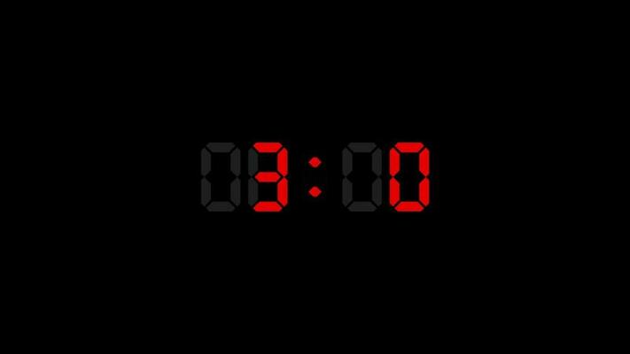 30 Second Countdown Transparent Stock Video Footage for Free Download