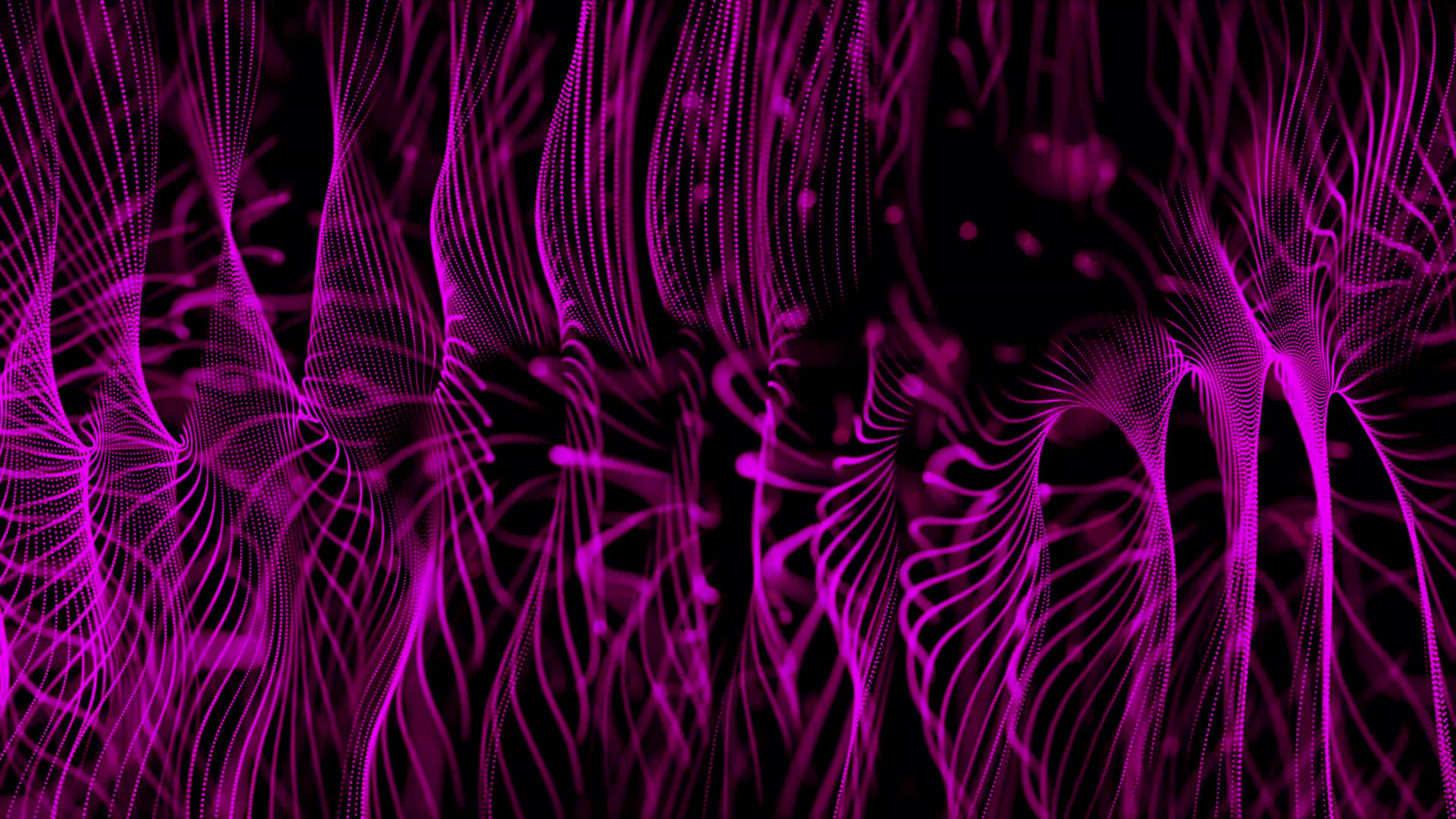 Abstract Digital Particle Wave And Lights Background Digital Particle