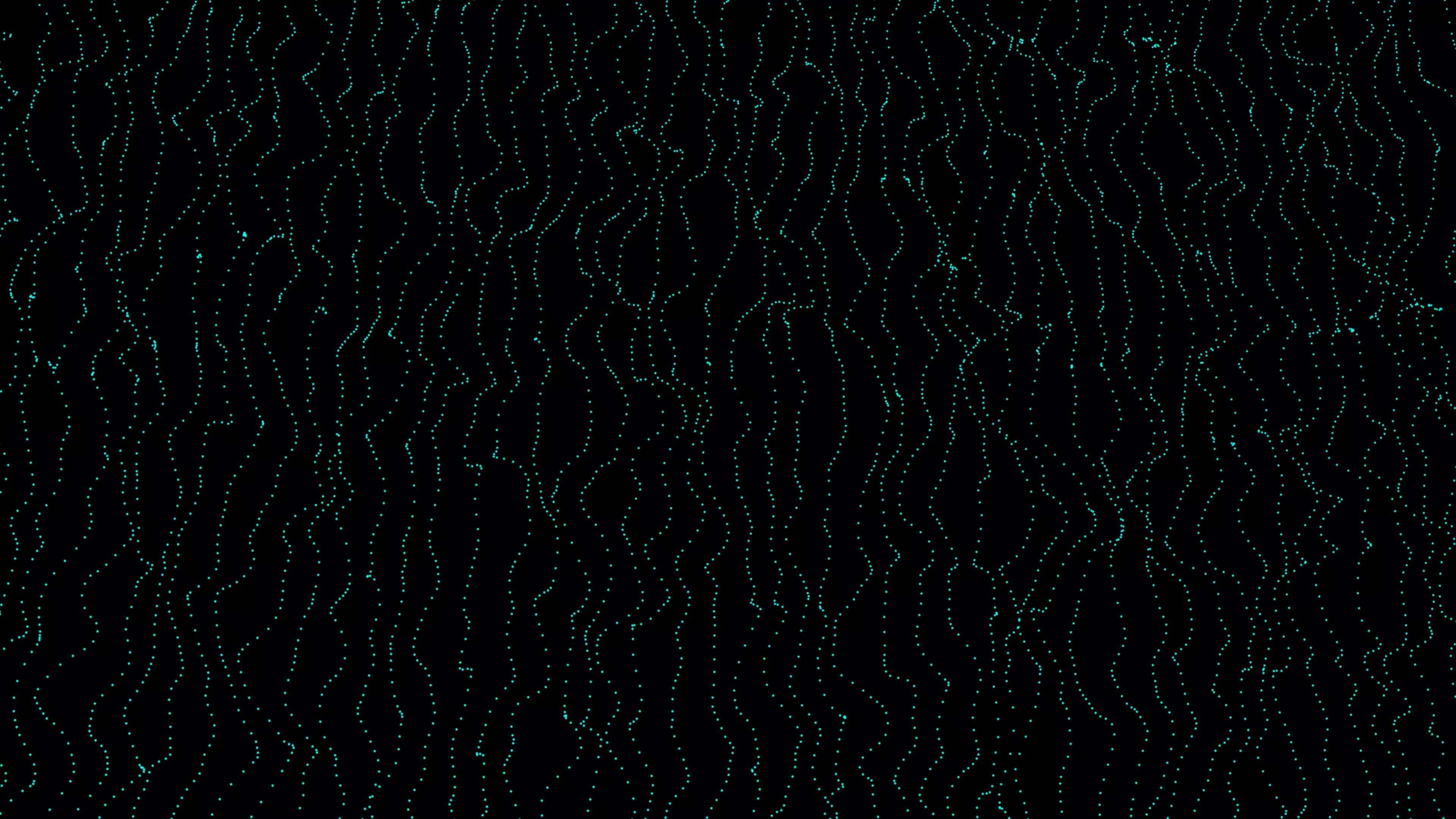 Abstract Digital Particle Wave And Lights Background Digital Particle