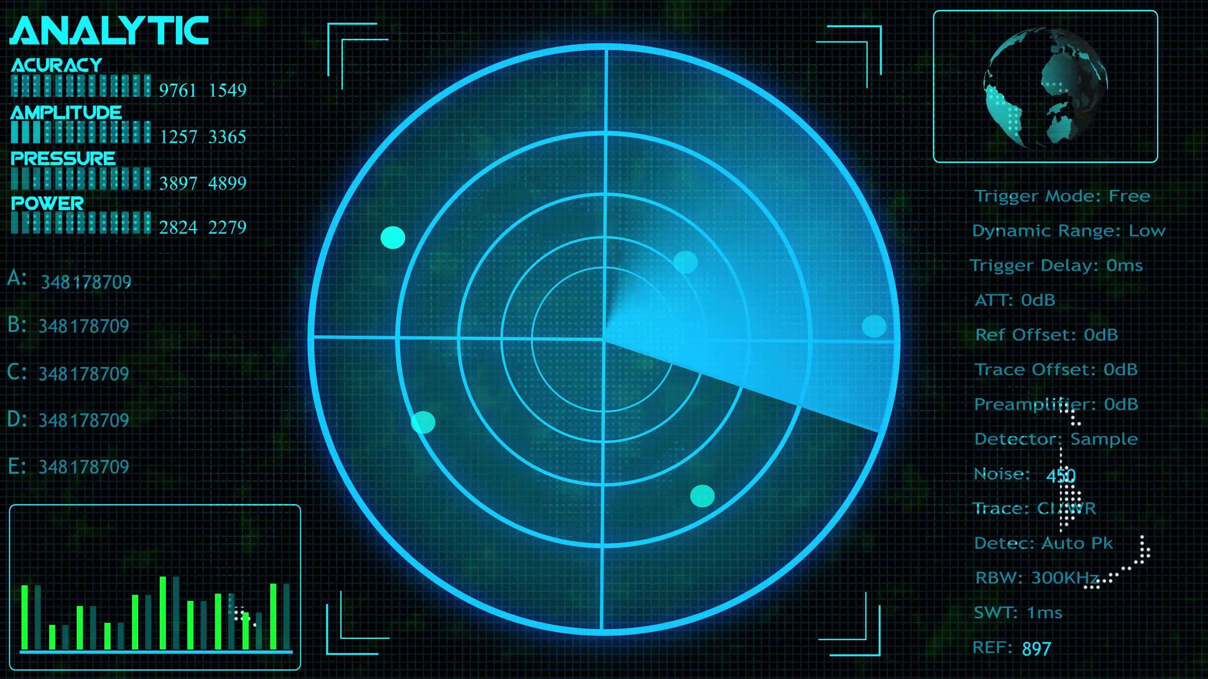 Searching radar HUD screen animation, Digital technology radar screen ... Searching radar HUD screen animation, Digital technology radar screen ...