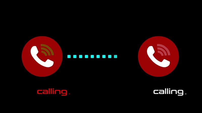 4k Incoming call ring icon background Green Screen Animation of phone call icon. Phone ring sign ...