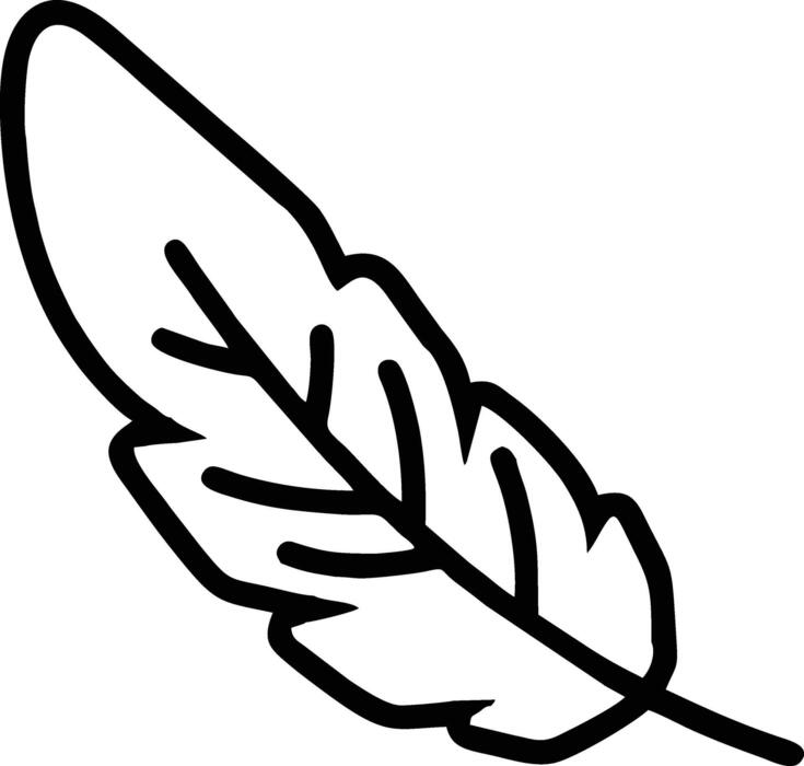 Feather Outline Vector Art, Icons, and Graphics for Free Download
