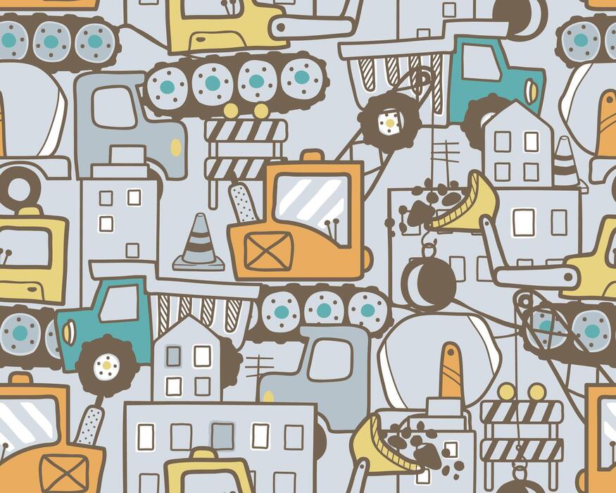 Construction Seamless Pattern Vector Art Icons And Graphics For Free Download