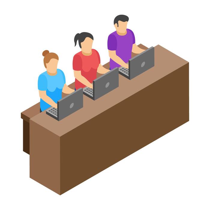 Computer Class Vector Art, Icons, and Graphics for Free Download