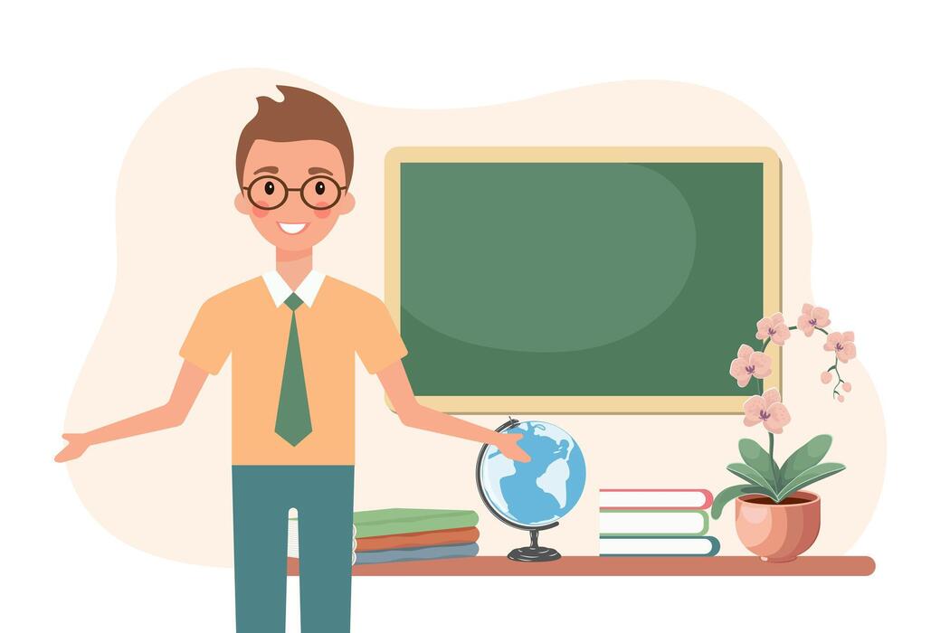 Teacher Cartoon Vector Art, Icons, and Graphics for Free Download