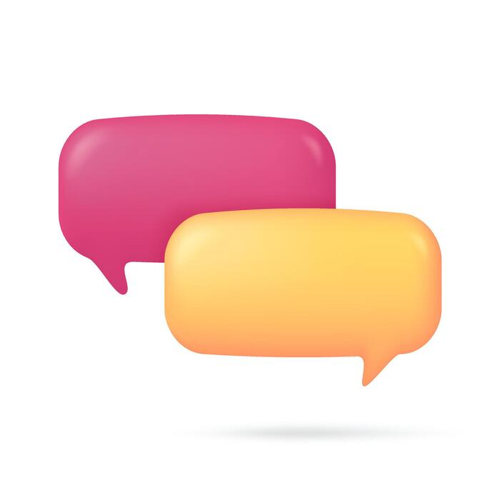 Two Speech Bubbles Vector Art, Icons, and Graphics for Free Download