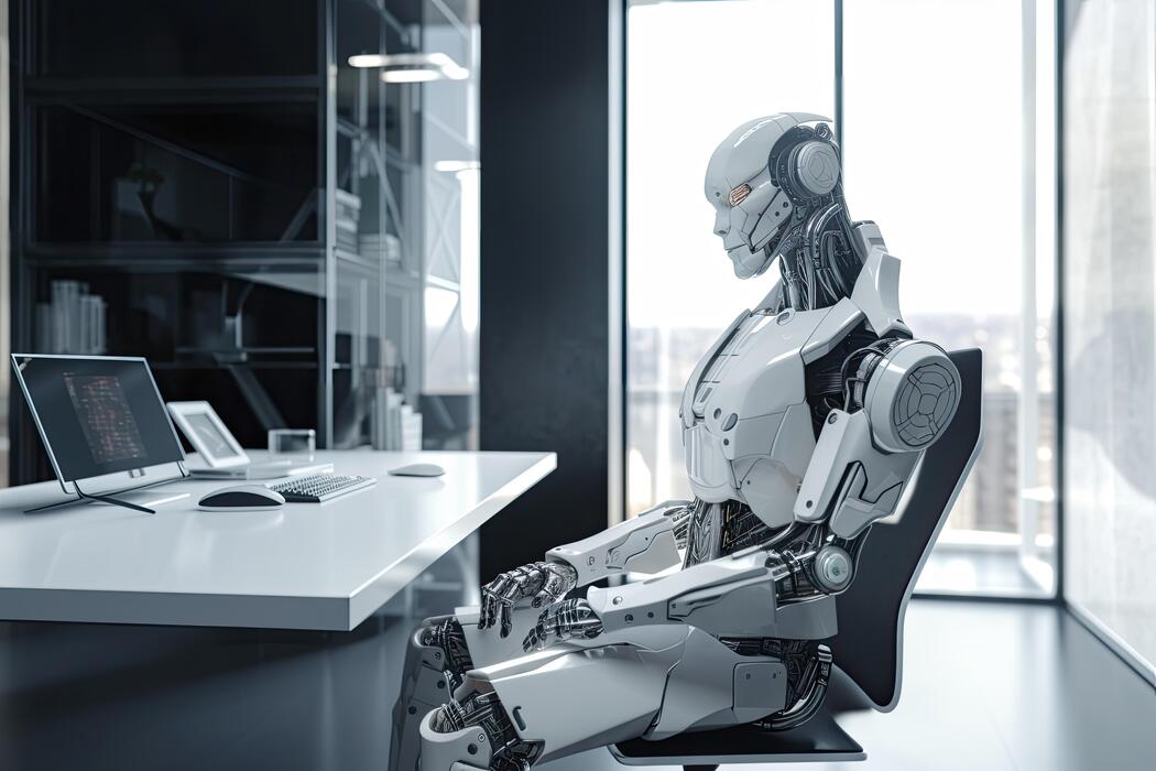 Robot Sitting Stock Photos, Images and Backgrounds for Free Download