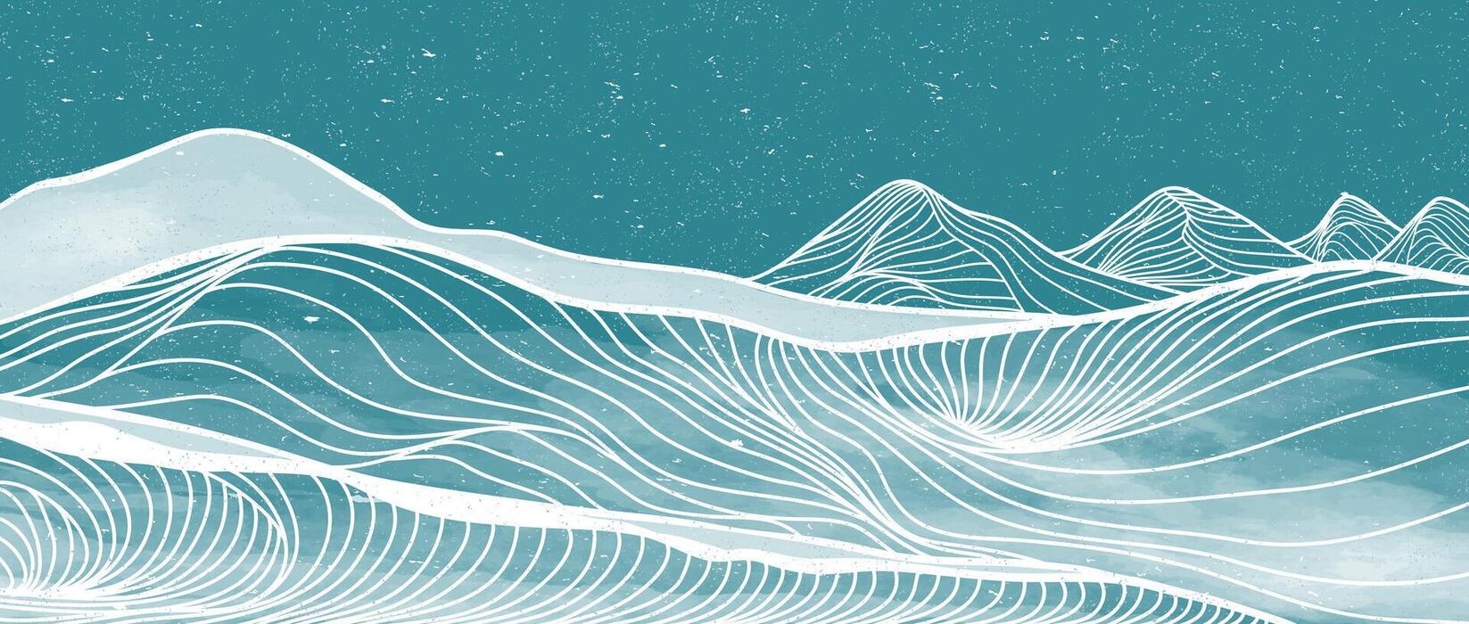 Abstract Ocean Waves Vector Art Icons And Graphics For Free Download