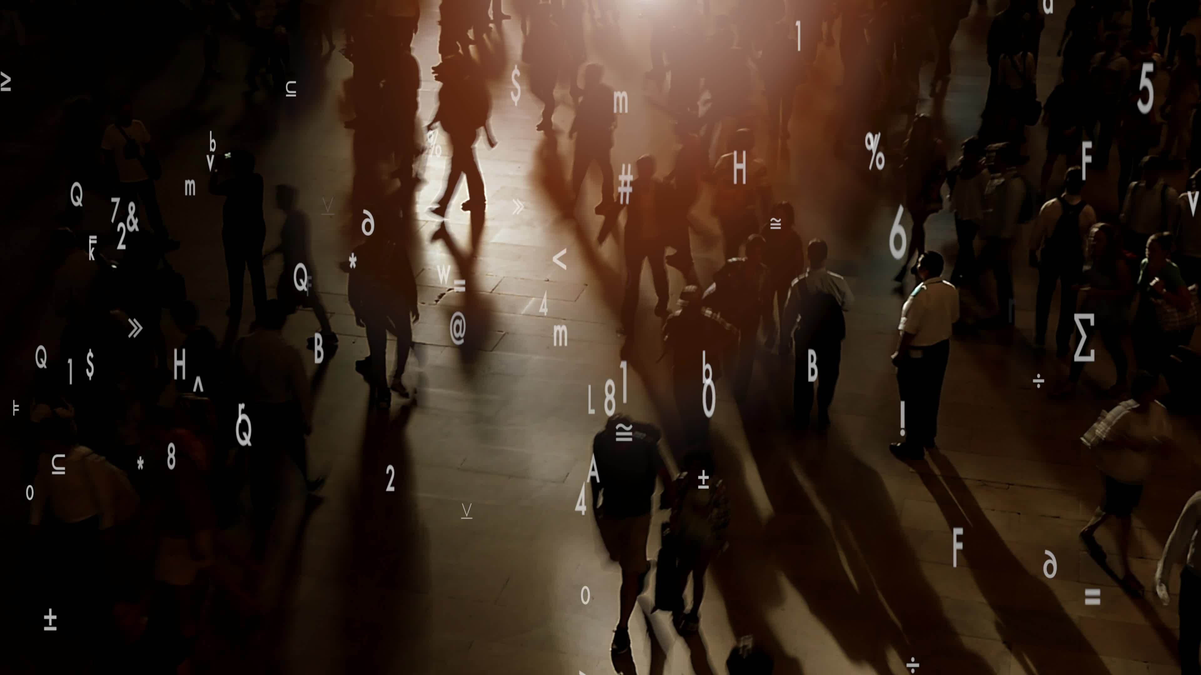 Collecting Personal Data Information Of People Walking In The City 25554729 Stock Video At Vecteezy