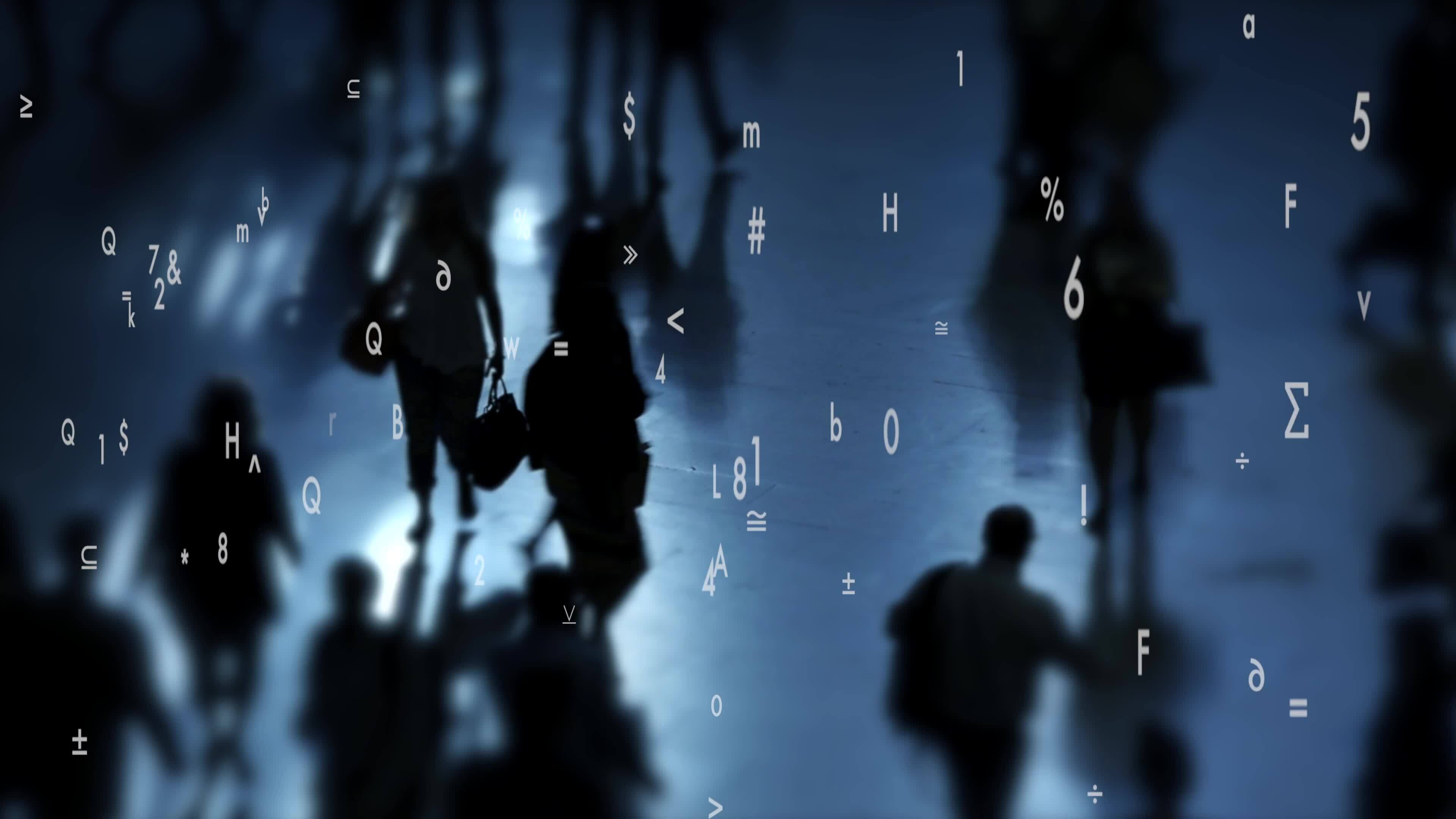 Collecting Personal Data Information Of People Walking In The City 25554736 Stock Video At Vecteezy