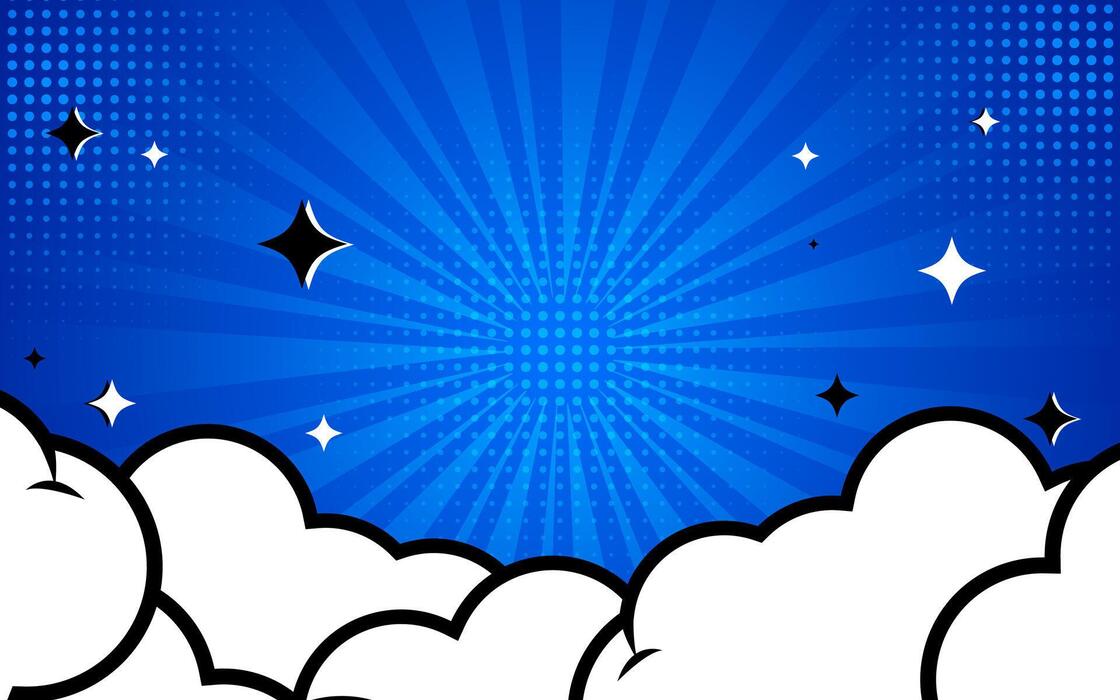 Comic Sky Vector Art, Icons, and Graphics for Free Download