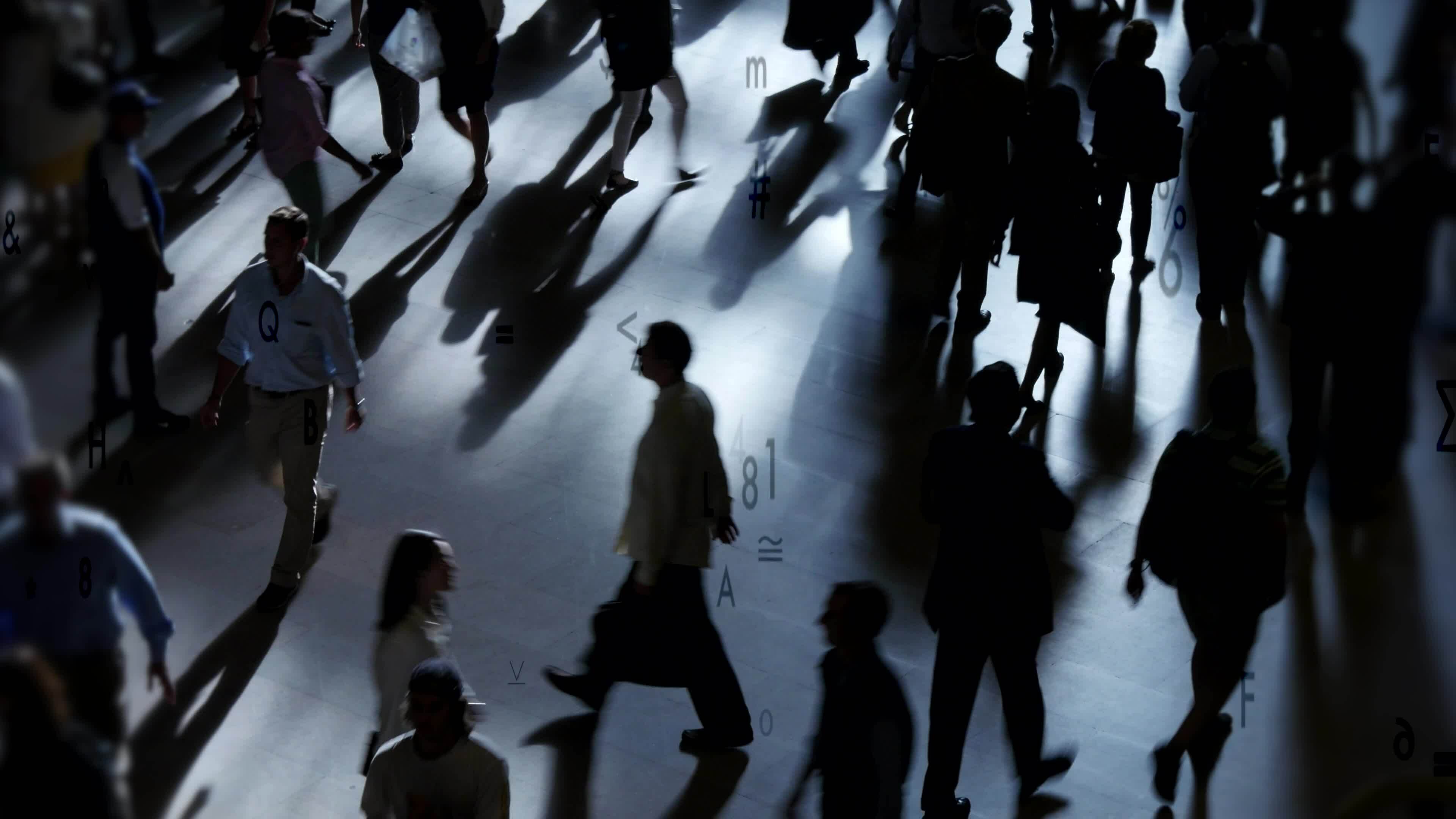 Collecting Personal Data Information Of People Walking In The City 25596007 Stock Video At Vecteezy