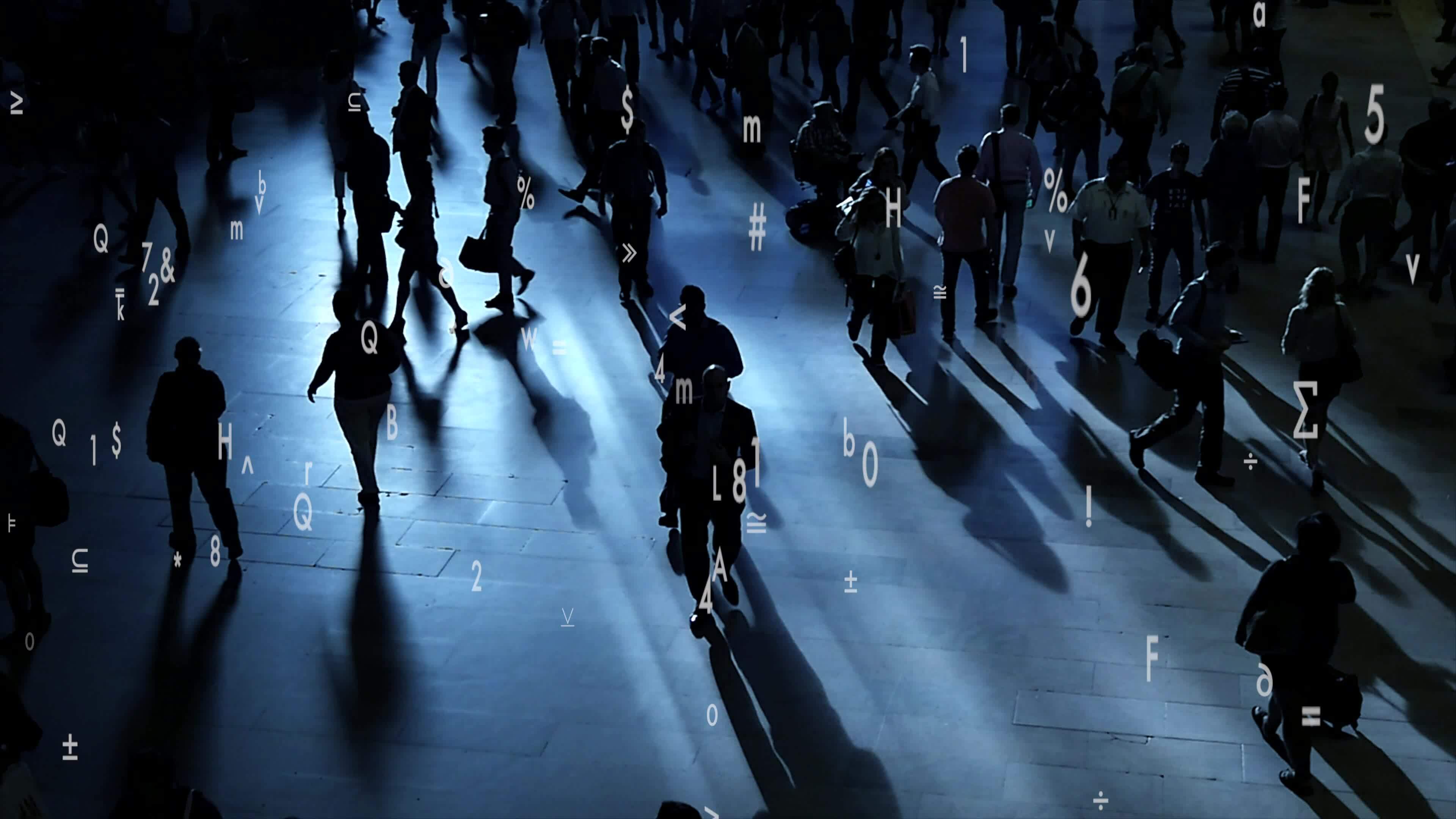 Collecting Personal Data Information Of People Walking In The City 25596109 Stock Video At Vecteezy