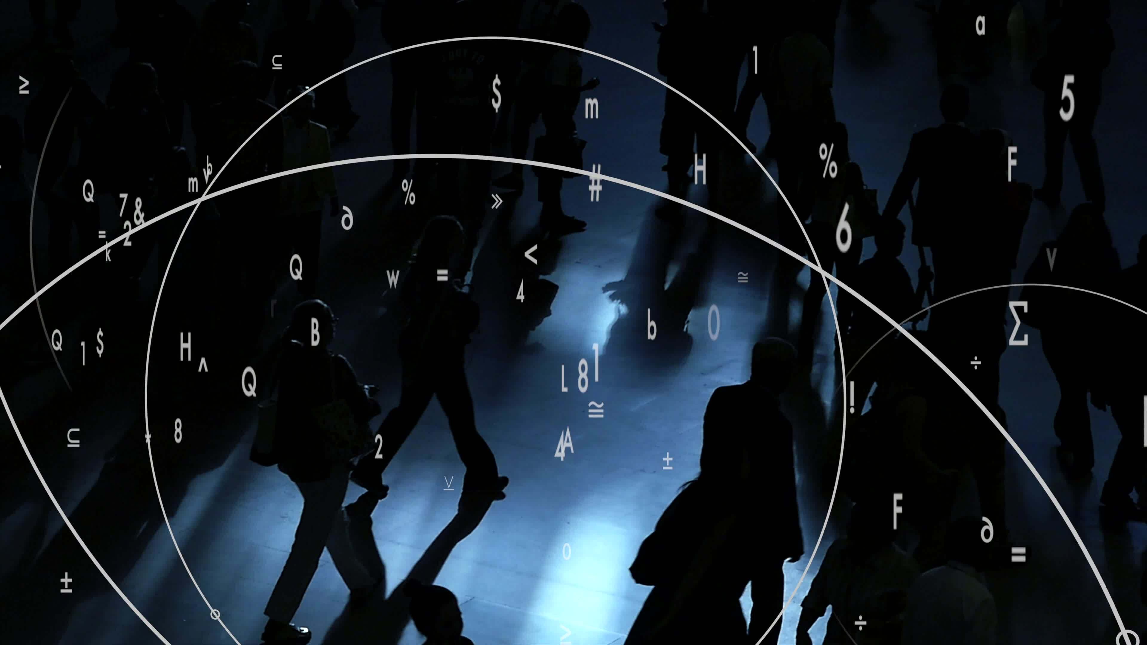 Collecting Personal Data Information Of People Walking In The City 25596110 Stock Video At Vecteezy