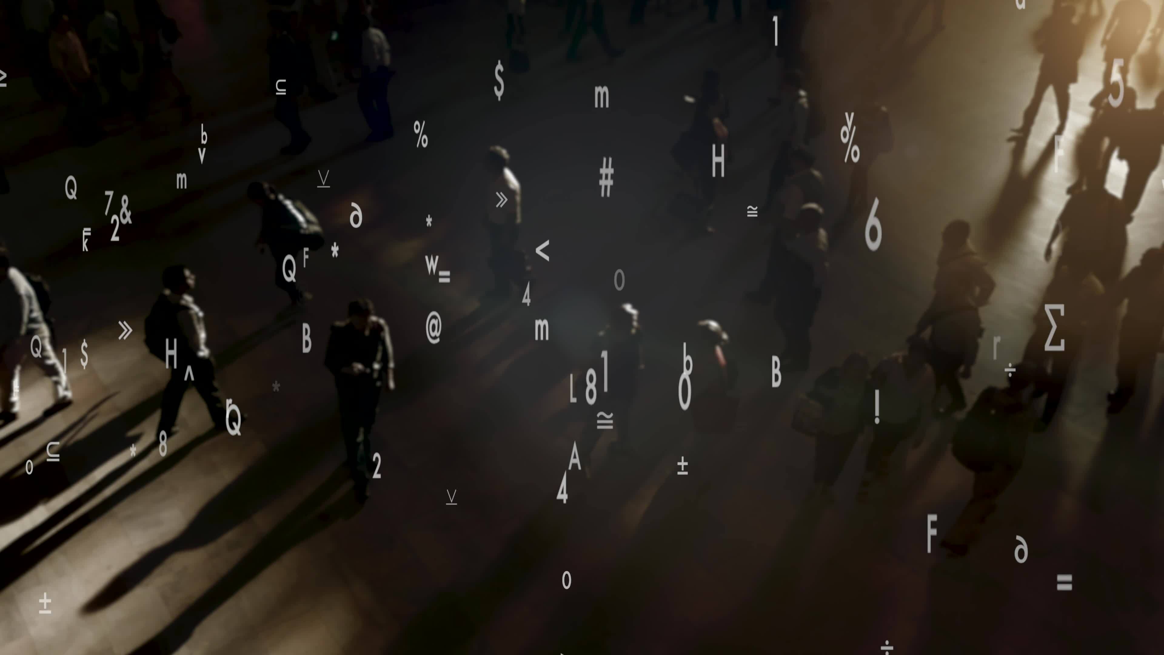 Collecting Personal Data Information Of People Walking In The City 25596118 Stock Video At Vecteezy