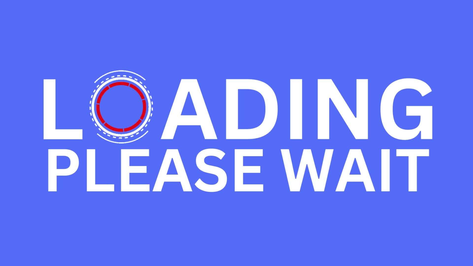 Please Wait Loading Animation