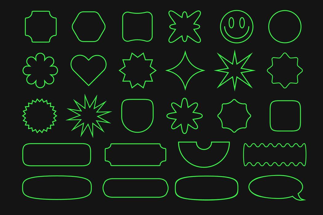 Neon Shapes Vector Art, Icons, and Graphics for Free Download