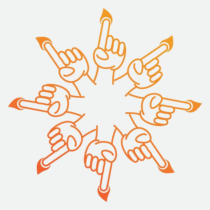 Sign Language Logo Vector Art, Icons, and Graphics for Free Download