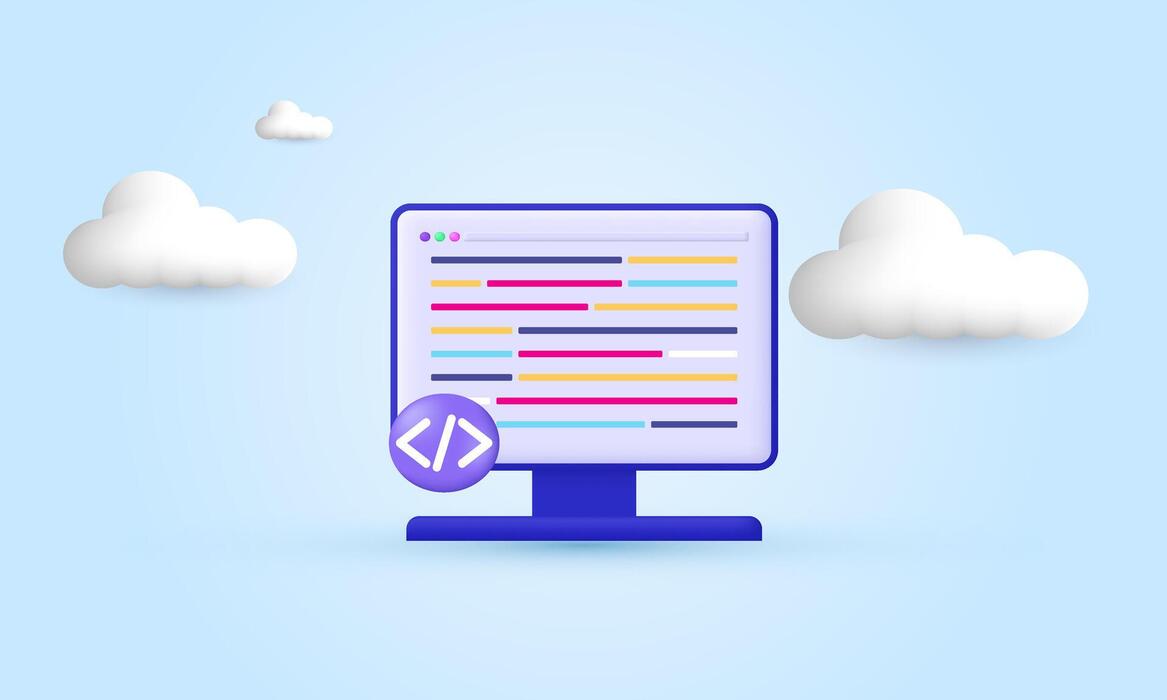 3d Coding Vector Art, Icons, and Graphics for Free Download