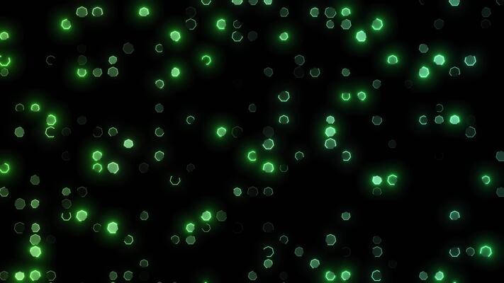 Green Orbs 4k Motion Background Stock Video Footage for Free Download
