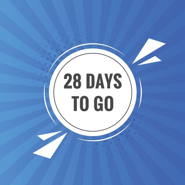 26 Days To Go Vector Art, Icons, and Graphics for Free Download