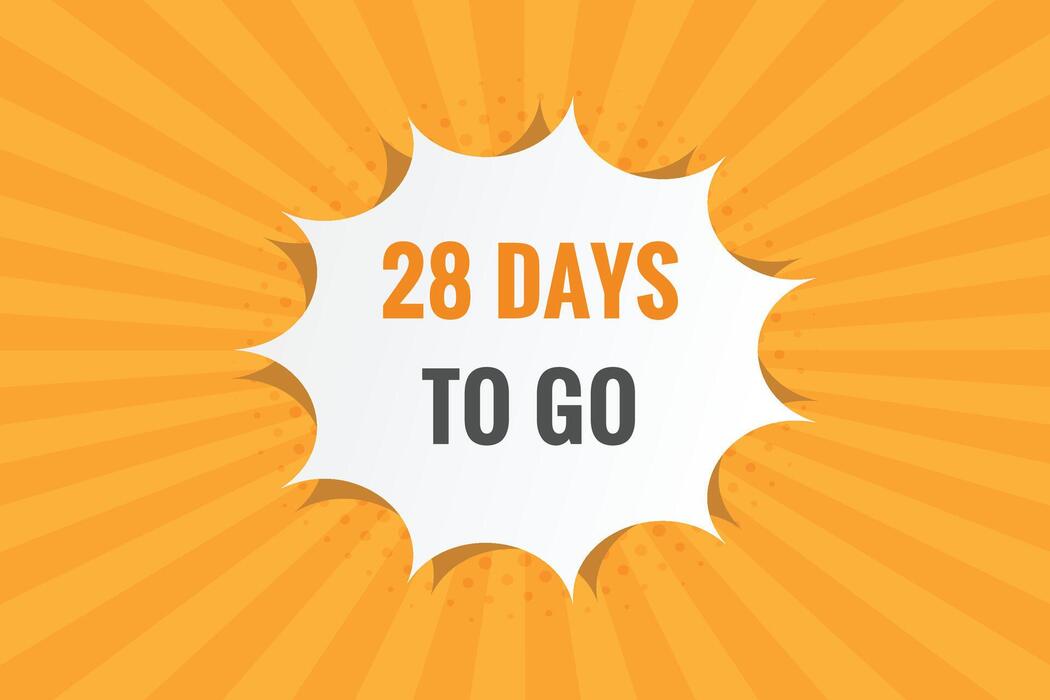 26 Days To Go Vector Art, Icons, and Graphics for Free Download